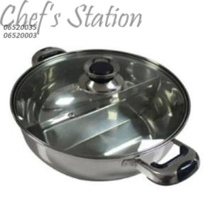 Steamboat Pot Double Compartment – ChefStation.com.my
